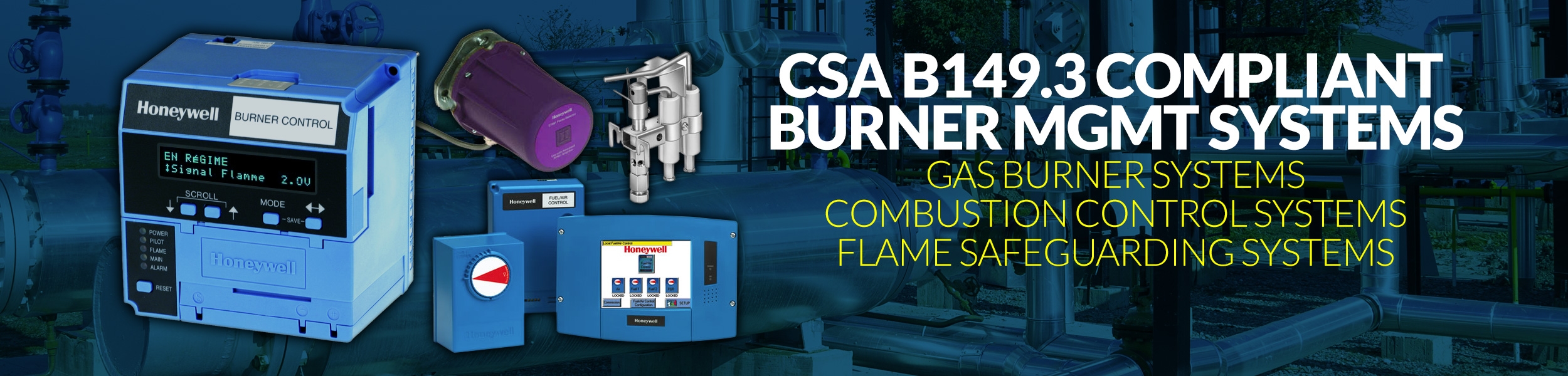 Gas Detection, Flame Detectors, B149.3 Burner Management Systems ...